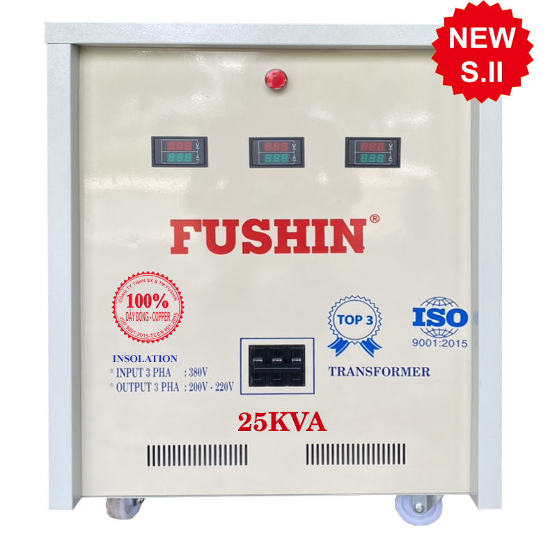 Biến áp 3 pha 380V ra 200V-220V